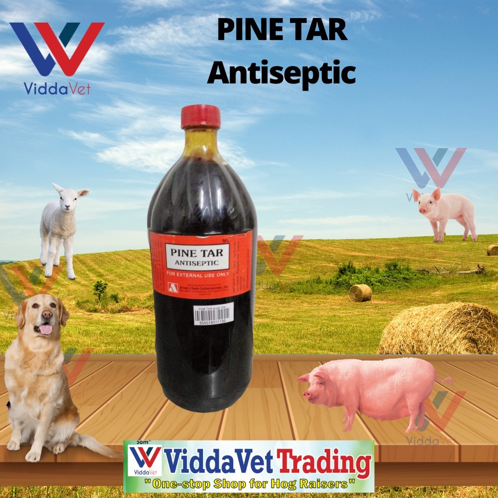 1L PINE TAR for pigs, sheep, goat, cattle, and guard dog | Shopee ...
