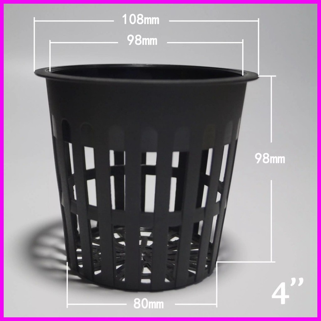 Hydroponic Net Pots #74mm, #98mm 10pcs | Shopee Philippines