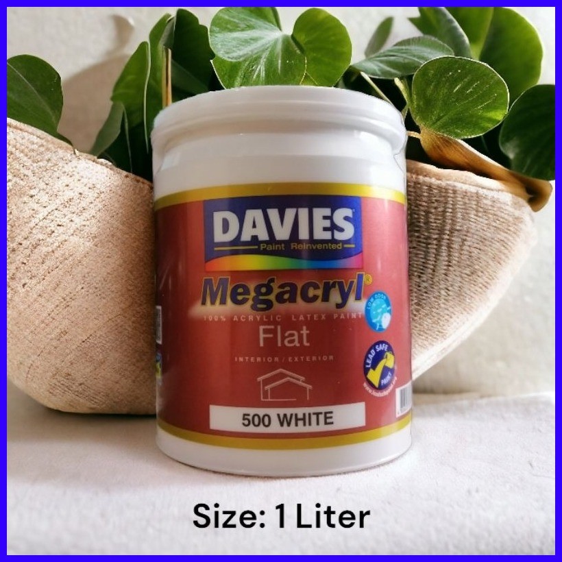 Davies Megacryl Flat Latex 1Liter | Shopee Philippines