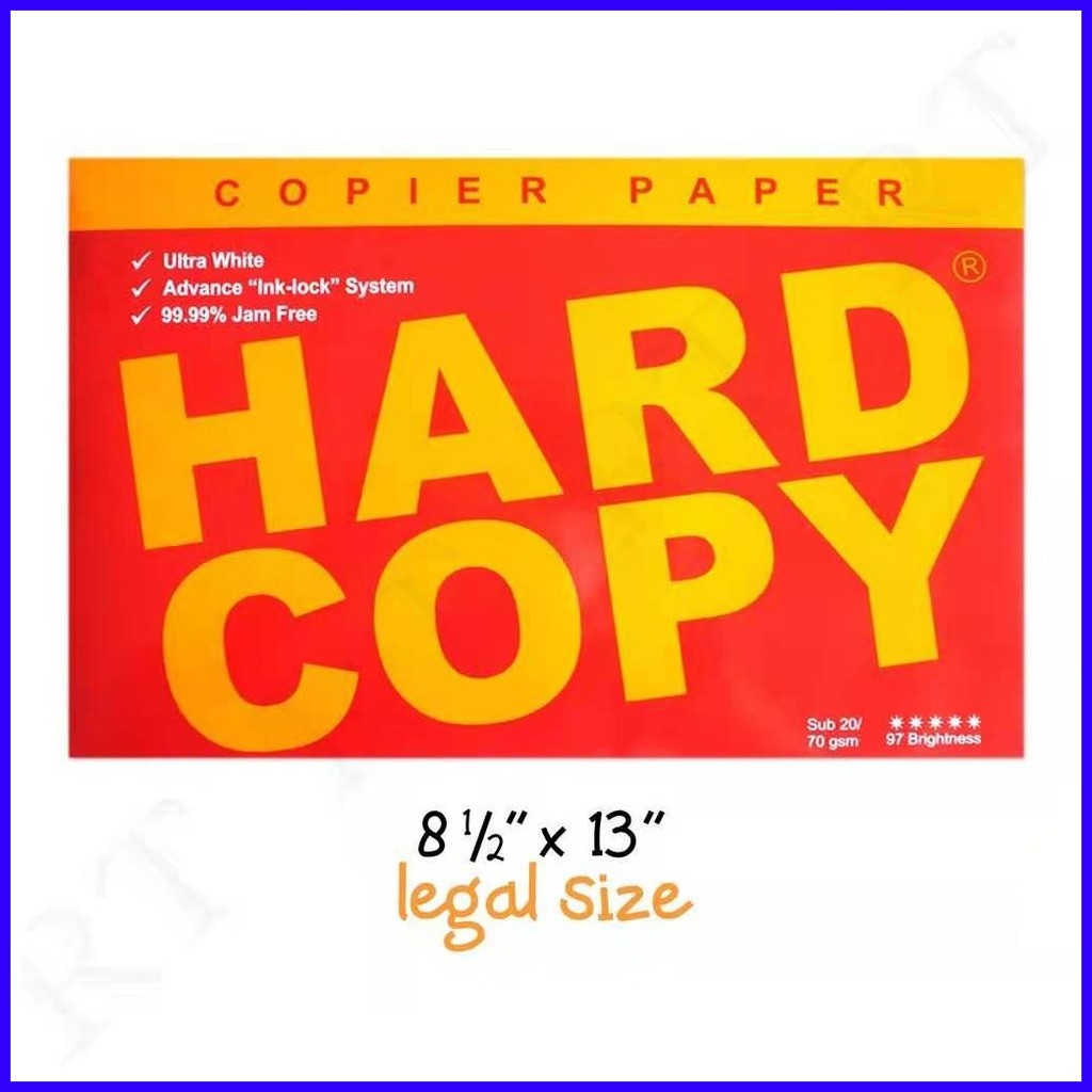KES 70GSMR hard copy bond paper sold per rim COD | Shopee Philippines