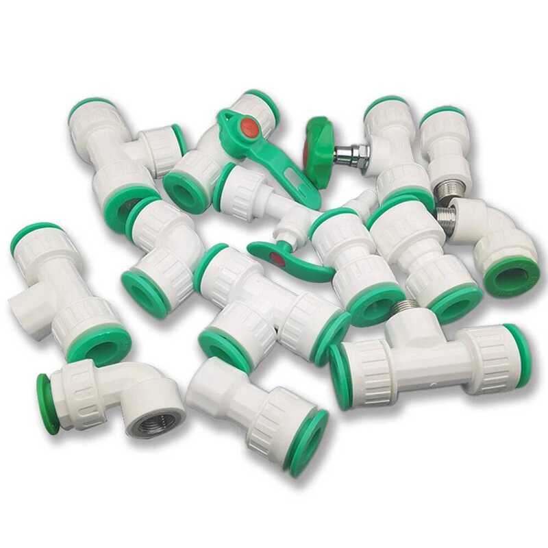 20Mm PE PVC PPR Water Pipes Vae Quick Tee Elbow Direct Hot Melt Free Connector Variable Diameter ...