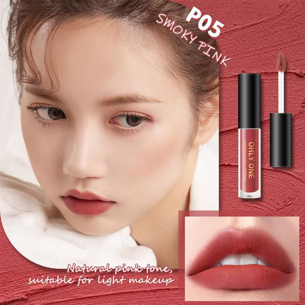 OHLY ONE Water Tint Lip Glaze Waterproof Long Lasting Airy Matte Liquid ...