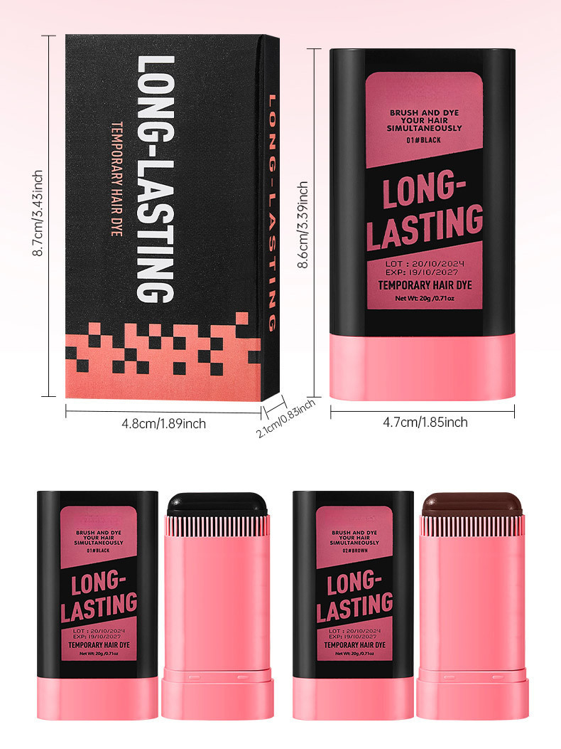 Long-Lasting Temporary Hair Dye Stick | Salon-Finish, Hair Styling ...