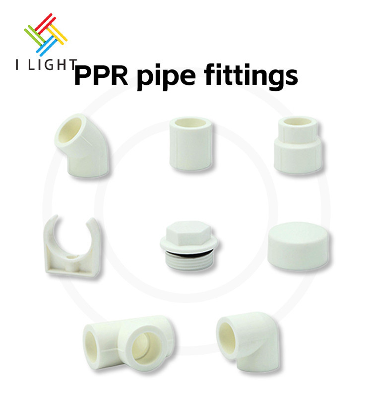 （Fast&COD）PPR Pipe Fittings Coupling/Elbow/Tee/End Cap/Plug/Clamp 1/2 ...