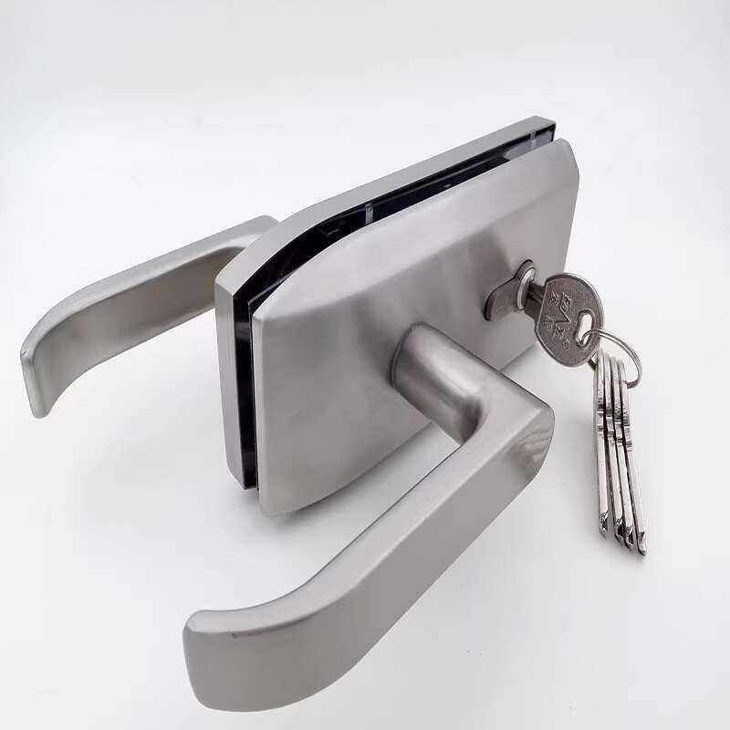 FY-039 High Stainless Steel 304 Handle Office Partition Glass Door Lock ...