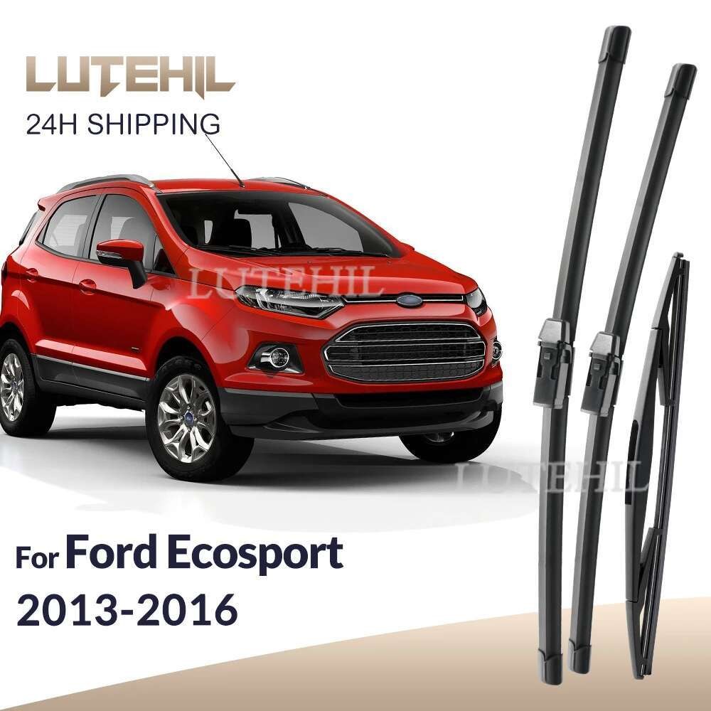 For Ford Ecosport 2013-2016 2014 2015 Wiper Front & Rear Wiper Blades Windshield Windscreen ...