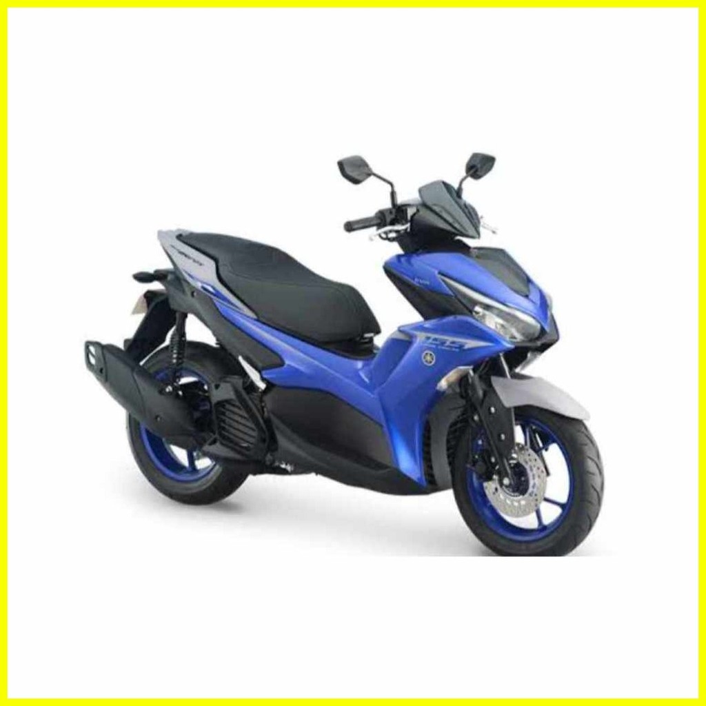 SET DECALS FOR PANEL 1&2 RACE BLUE AEROX V2 Y CONNECT YAMAHA GENUINE ...