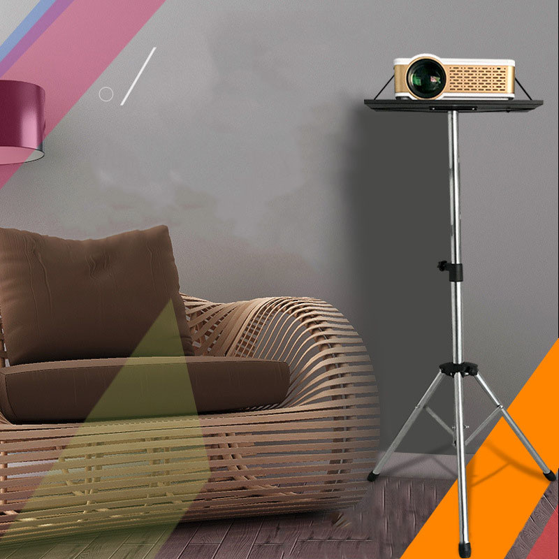 Adjustable Projector Stand - Universal Tripod Floor Mount for Home ...