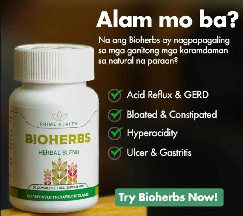 BIOHERBS Herbal Blend With Gold Sealed Capsules For Natural Health ...