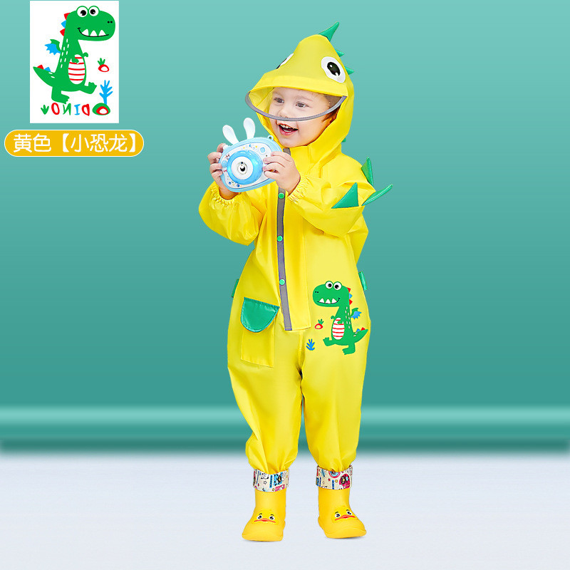 [OSEE] Kids' One-Piece Raincoat and Rain Pants, Toddler Rain Poncho, Dinosaur Design, Boys and ...