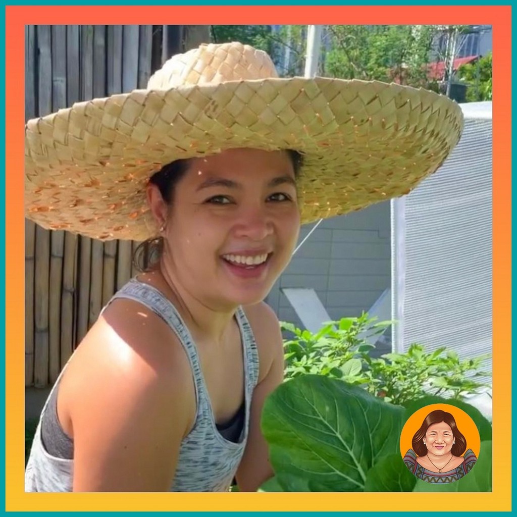 TIYA NATY Native Fisherman Farmers Hat Karagumoy Buri Filipino Costume ...