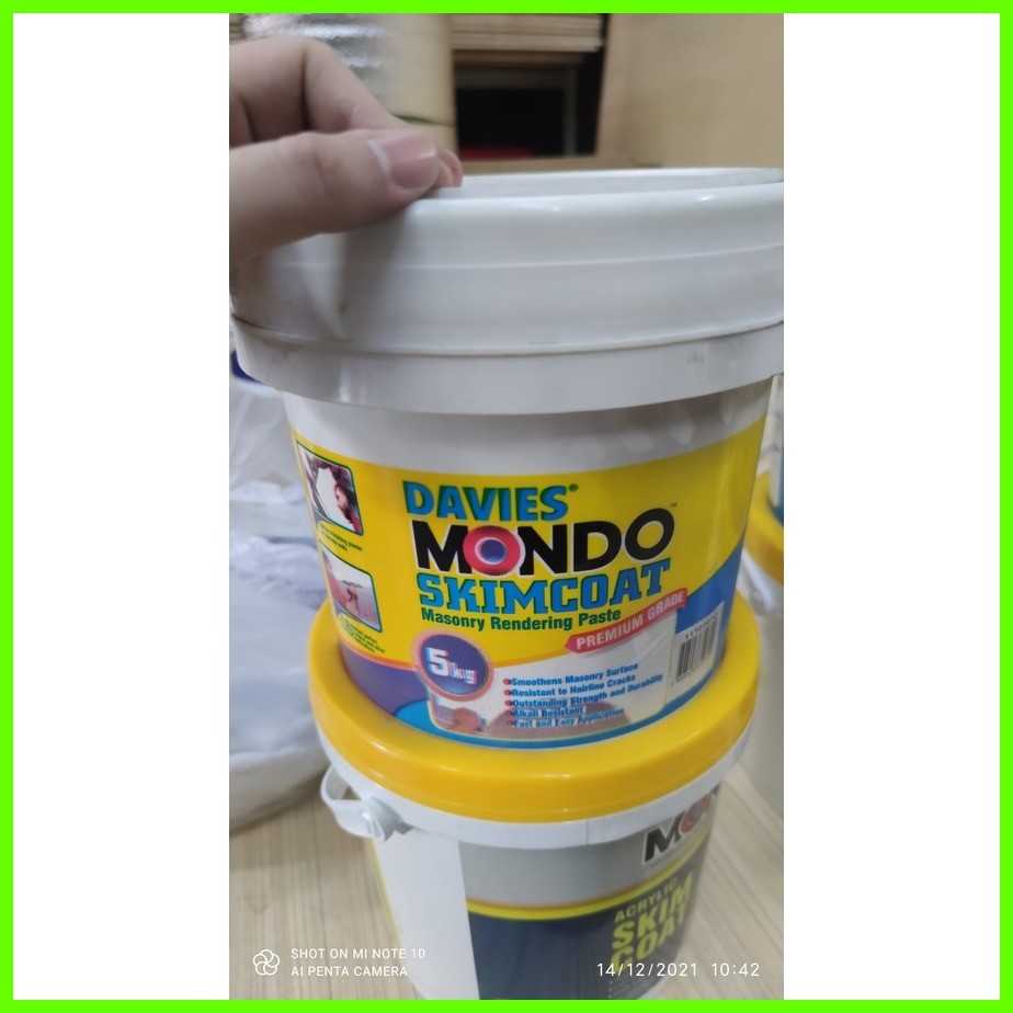 Davies Mondo Skimcoat SK2 , 2 Component Masonry Rendering Paste 4Liters ...