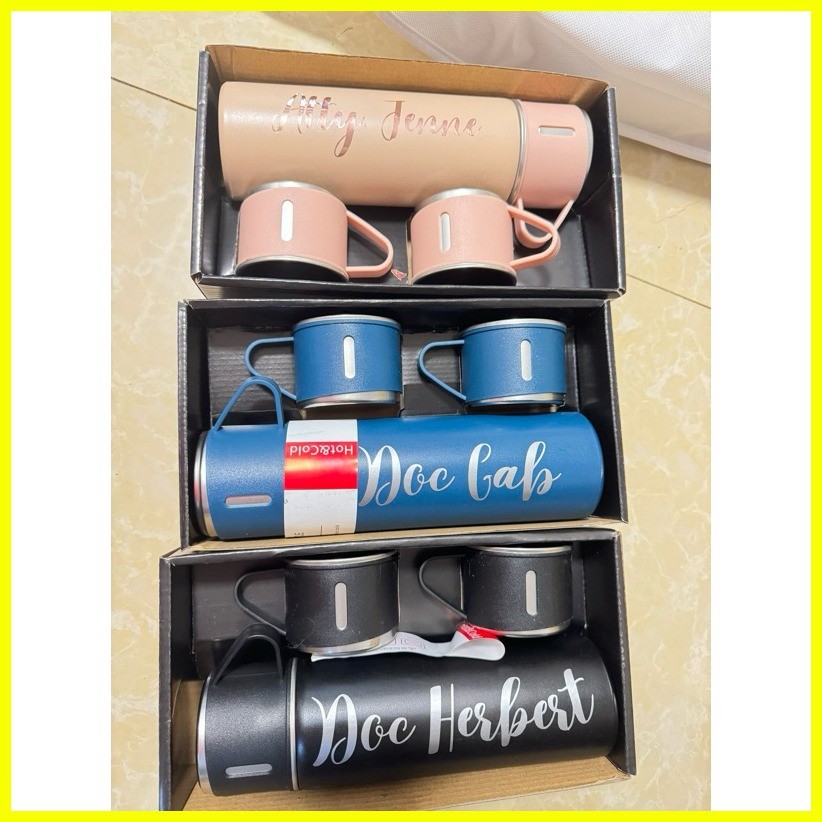 PersonalizedTumbler Vacuum Flask Set Decal Sticker & UV DTF ...