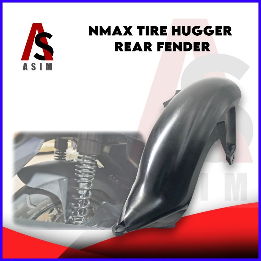 ASIM MOTORCYCLE NMAX AEROX V1 TIRE HUGGER REAR FENDER MOTORCYCLE ...