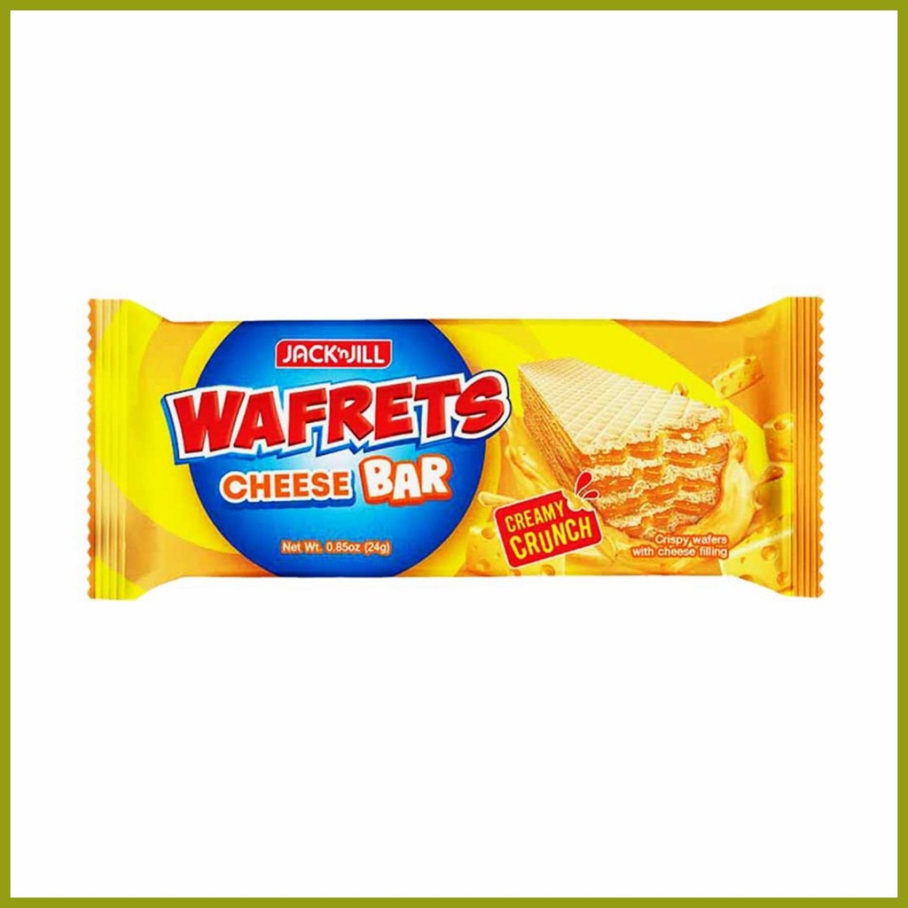 ⚖ ╰ Wafrets Cheese Bar (24g x 10) | Shopee Philippines