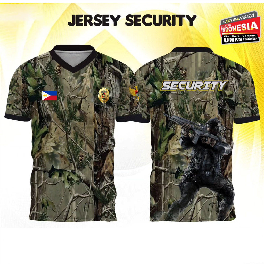 HYS 2025 New Design SECURITY Jersey Full sublimation 3D Security Guard ...