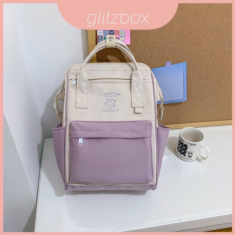 Lightweight Nylon Stylish Backpack For Girls Trendy Waterproof Computer ...