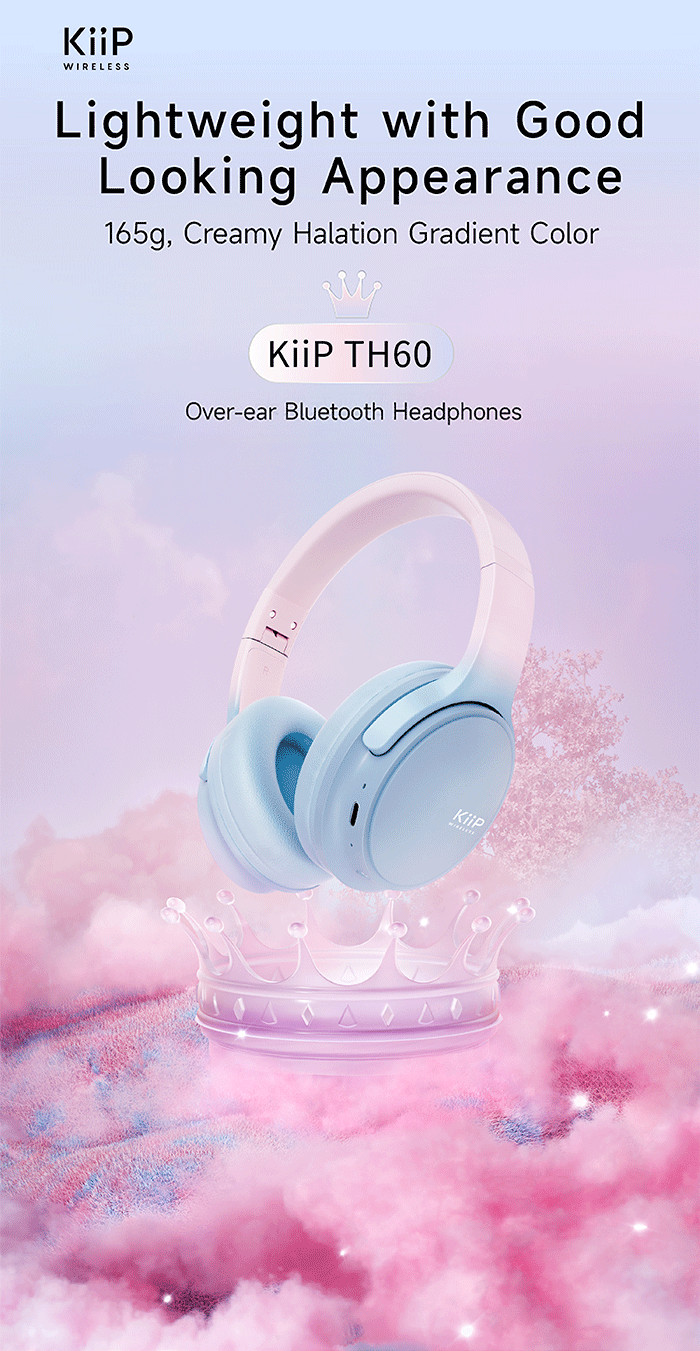 KiiP TH60 Wireless Headphone Bluetooth Headset Earphone AUX 3.5mm Low ...