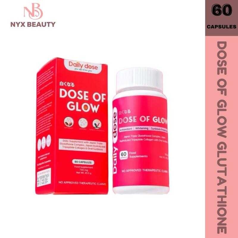 Dose Of Glow Japan Triple Glutathione By Daily (60 Capsules) Beauty ...