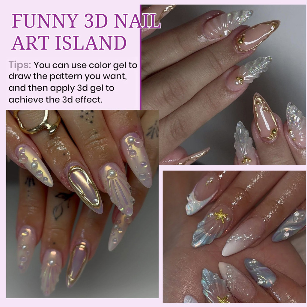 3D Gel Nail Art Modeling Gel Suitable for Nail Design DIY Nail Art for ...