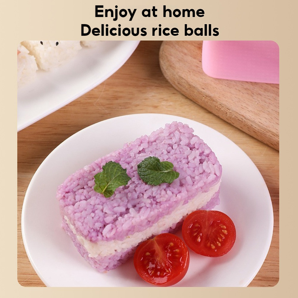 【Rice Mould】Musubi Maker Rectangular Layer Mold Box with Scoop Onigiri ...