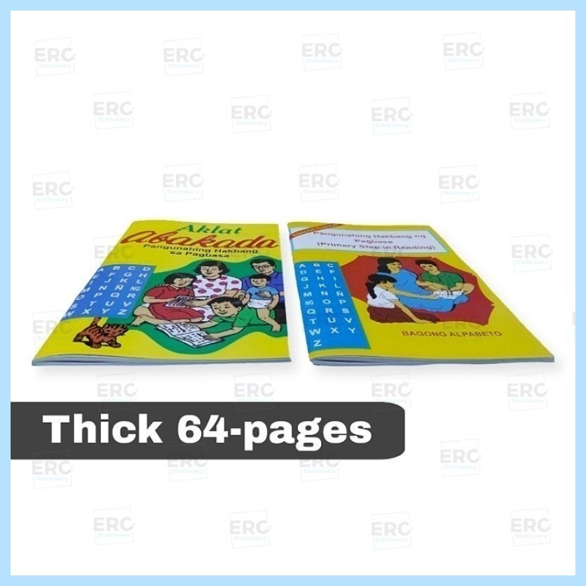 ♞Thick Aklat Abakada, Pangunahing hakbang ng Pagbasa Kids NoteBook ...
