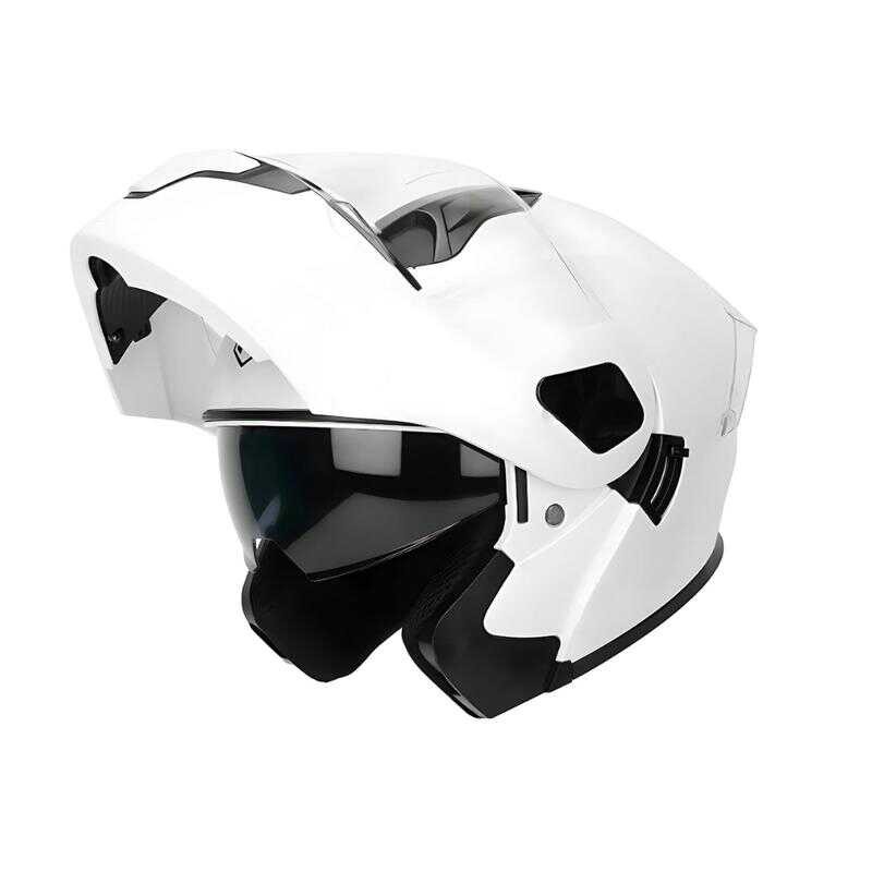HNJ 601 / HNJ 937 Motorcycle Helmet Modular Dual Visor Clear Lens ...