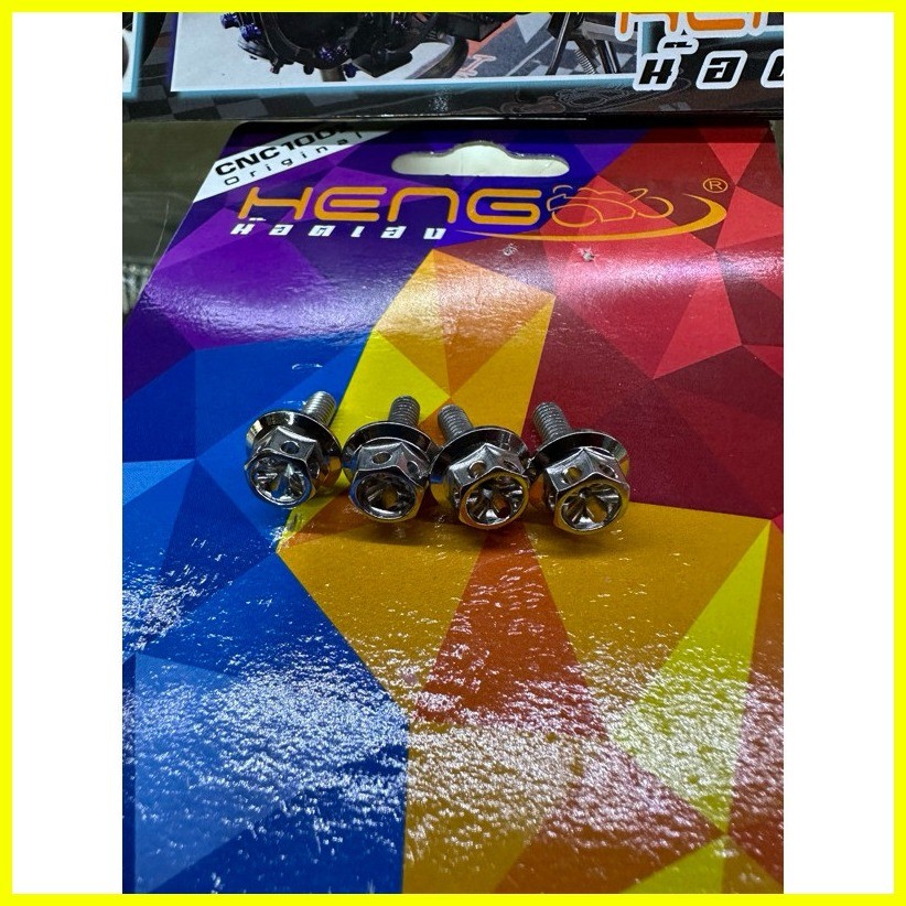 HENG orig Brake Fluid Cover bolts for Yamaha NMAX V1, V2, & V2.1 (sold ...