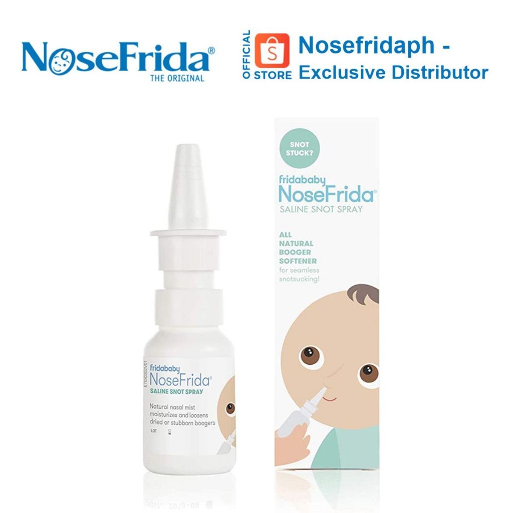 Nosefrida Saline Nasal Snot Spray - Natural Sea Salt Solution ( Nose ...