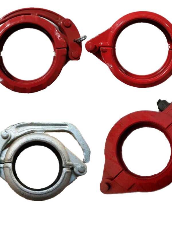 truck quick Pump pipe clamp forged galvanized 2-inch 3-inch 4-inch 5 ...