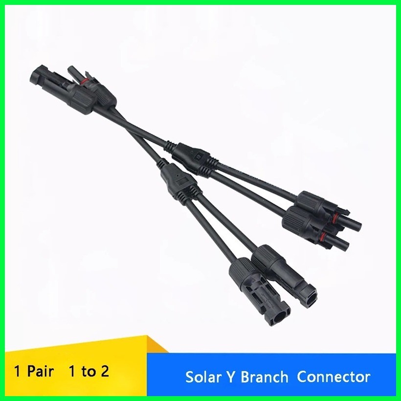 MC4 2 to 1 Y Branch Solar Connector with 4mm2 Cable, IP67 DC 1000V ...