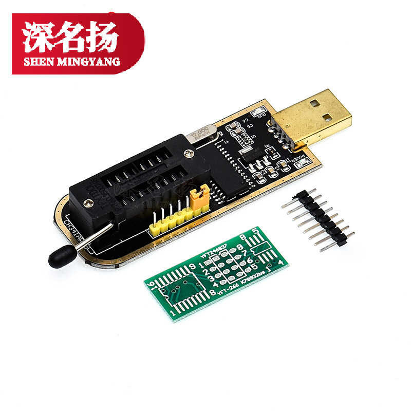 CH341A Programmer USB Motherboard Routing LCD BIOS FLASH 24 25 Burner ...