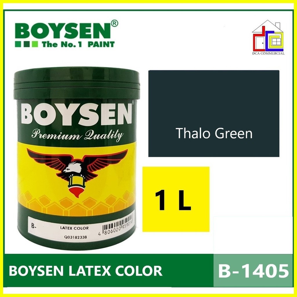 Boysen Latex Thalo Green 1 Liter DCA Commercial | Shopee Philippines