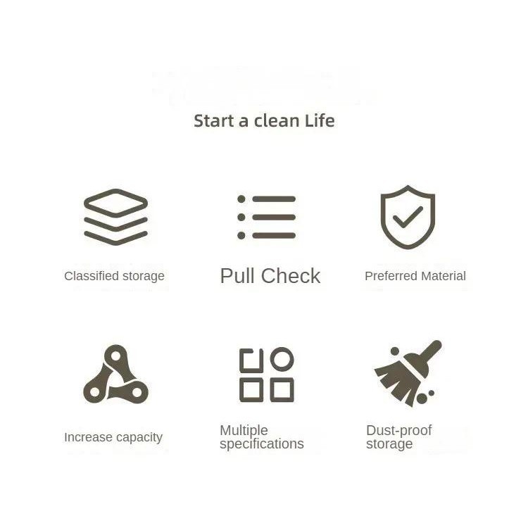 HomeSari Storage Box Slanted Drawer Desk Display Storage Organizer Pen ...