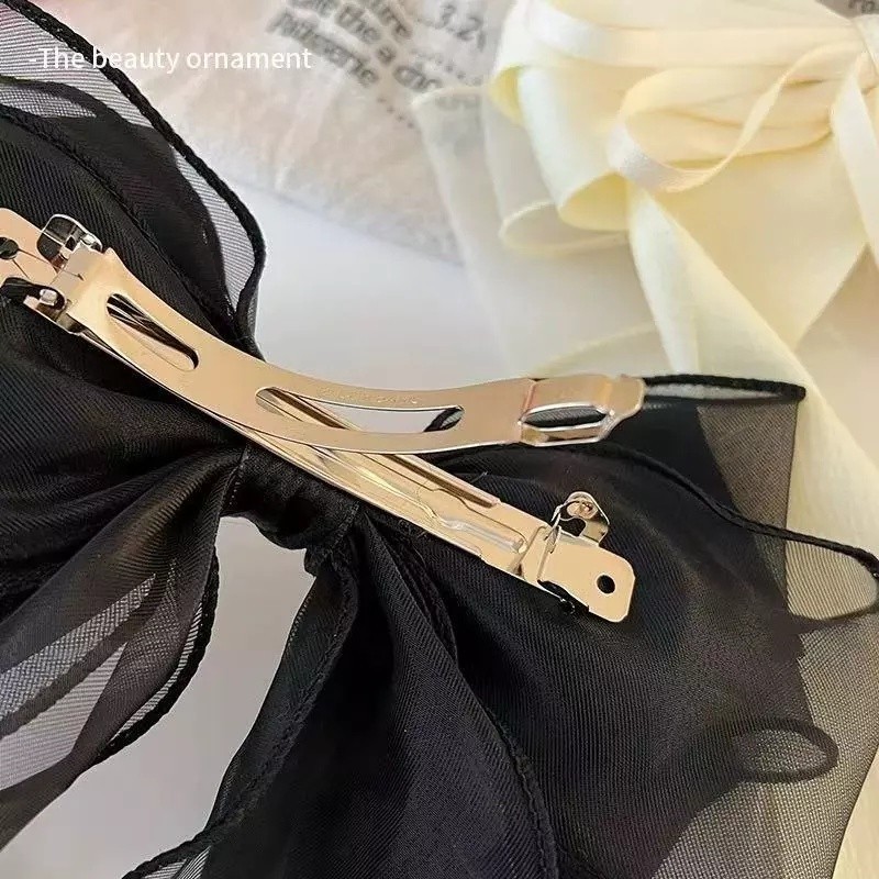 Long Bow Hair Clip Big Ribbon Hair Pin Elegant Hair Bows Fashion Hair ...