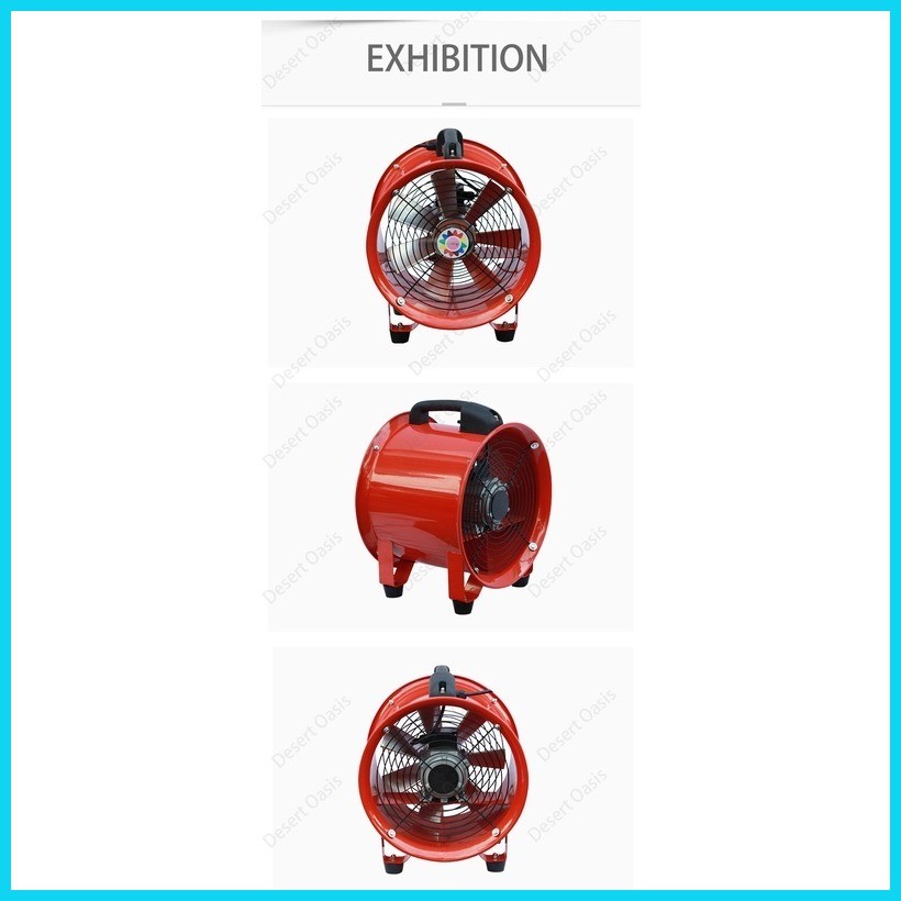 ♟ 8/10/12 inch portable ventilation fan, portable axial flow fan, industrial blower, exhaust fan ...