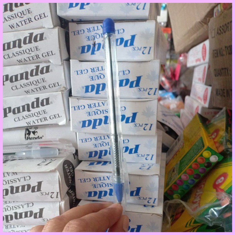 ♠ ♞1 box Ballpen Panda Classique(12pcs) Black, Blue,Red | Shopee ...