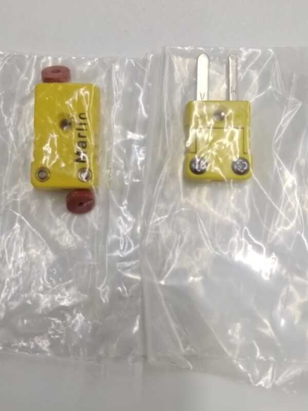 Marlin Thermocouple Socket Yellow High Resistant Plug 1210/1260-K ...