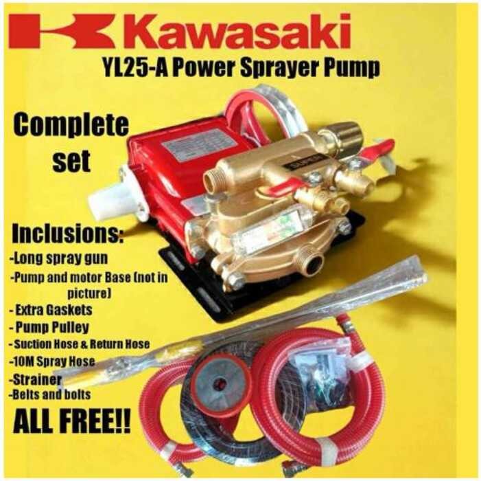 Power Sprayer Pump Kawasaki Complete Set Only (Electric Motor Not ...
