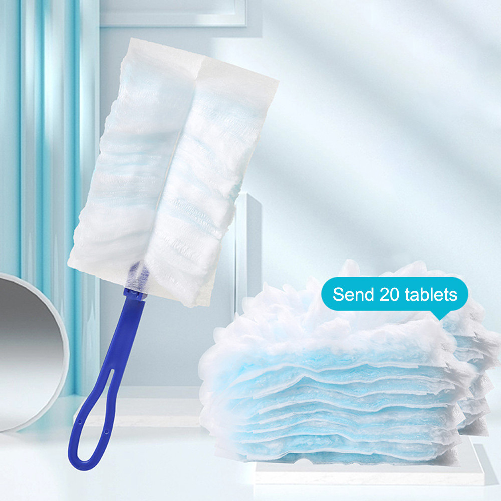 10Pcs Disposable Electrostatic Duster - Magic Dust Cleaner With Handle ...