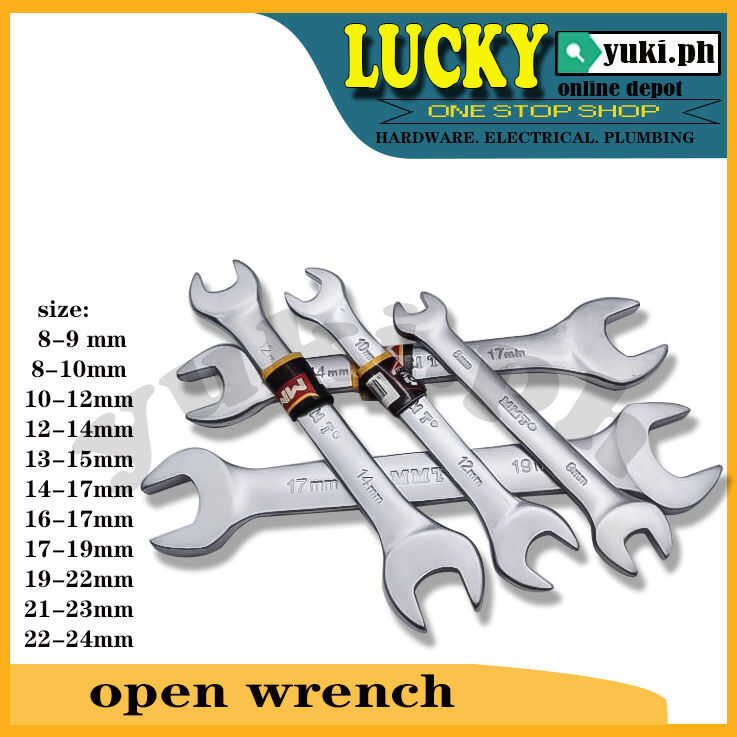 MMT OPEN WRENCH MATTE FINISH ( SOLD PER PIECE ) | Shopee Philippines