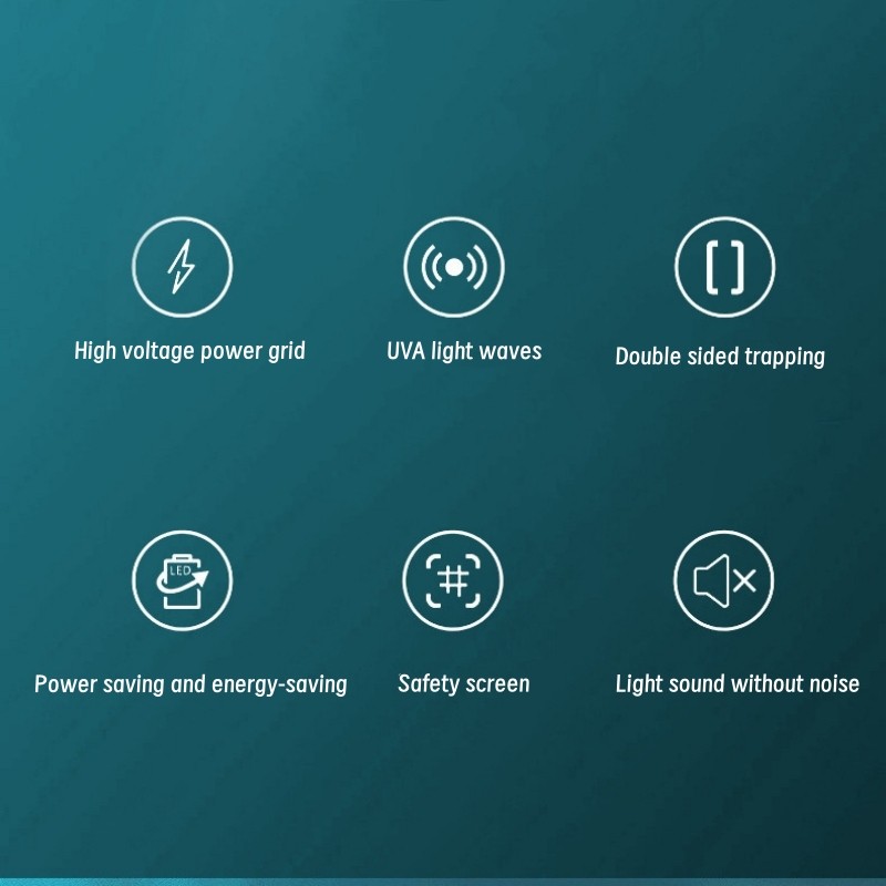 LED Socket Mosquito Killer Lamp Plug Electric Mosquito Fly Bug Insect ...