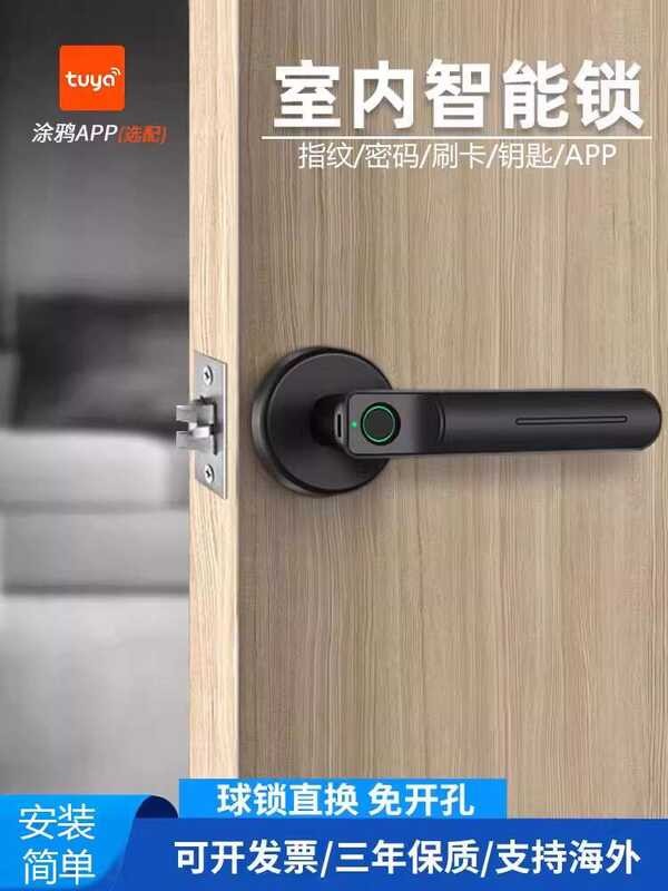 Indoor Fingerprint Lock For Home Wooden Door Room Security Smart Office ...