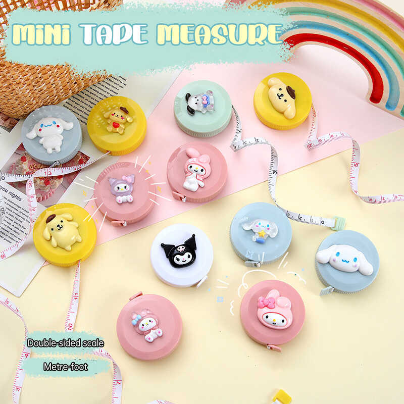 Chageey Cute Cartoon Tape Measure Portable Self-Locking Double Sided ...