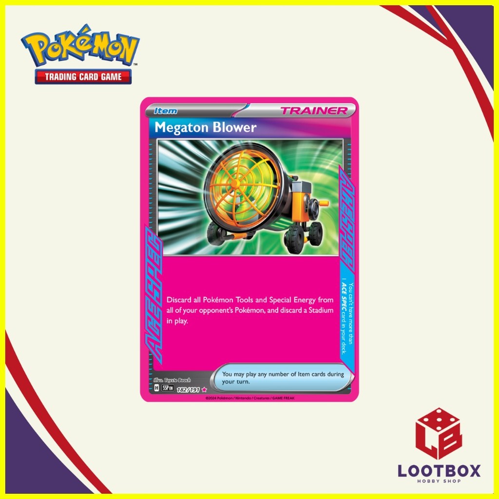 Pokemon Card Game: Megaton Blower (Ace Spec Rare) - Surging Sparks ...
