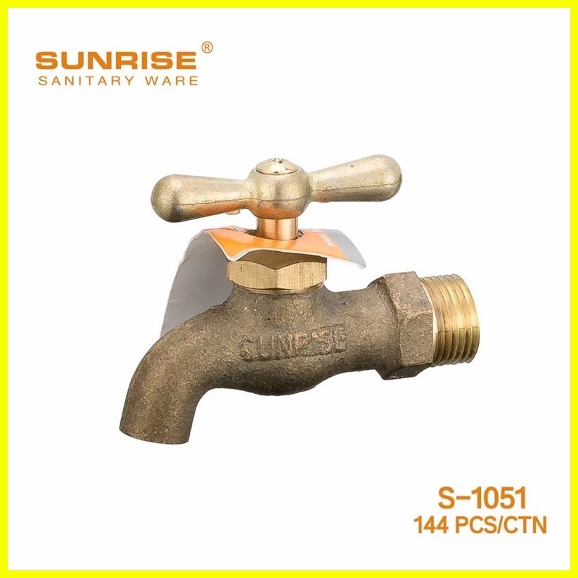 Sunrise Brass Ball Valve w/Lock Wing1/2" for Water MeterCopper ...