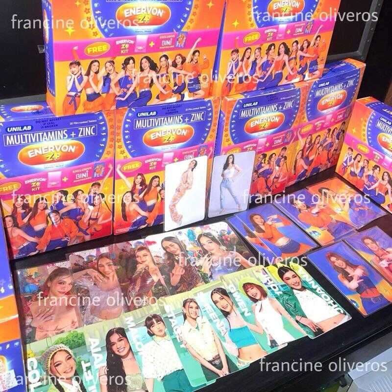 Bini Enervon Photocards Kit OFFICIAL COMPLETE KIT With Vitamins And ...