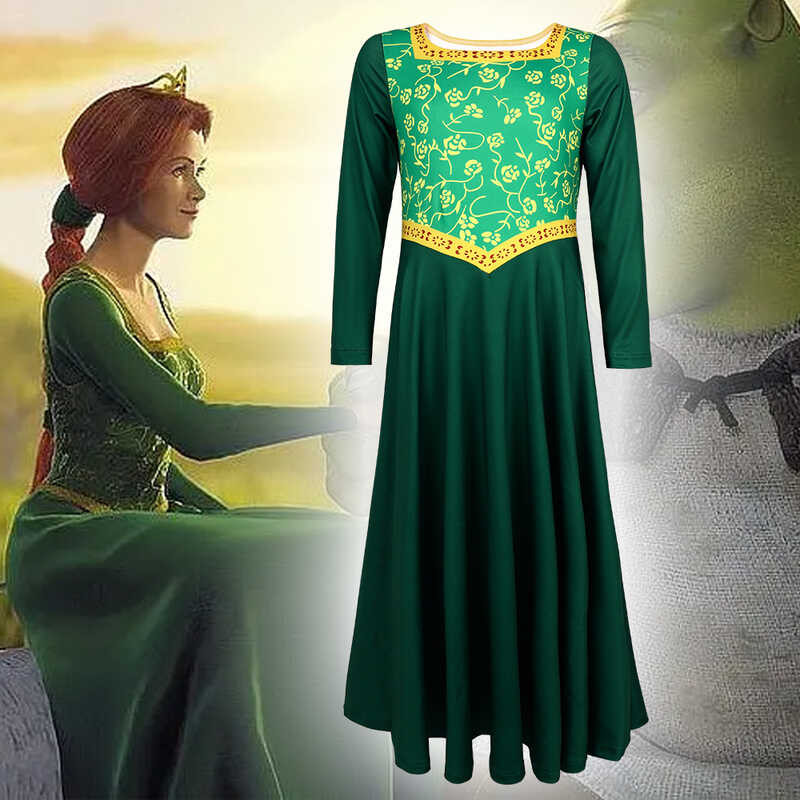 Shrek Halloween Monster Fiona Princess Cosplay Costume Stage ...