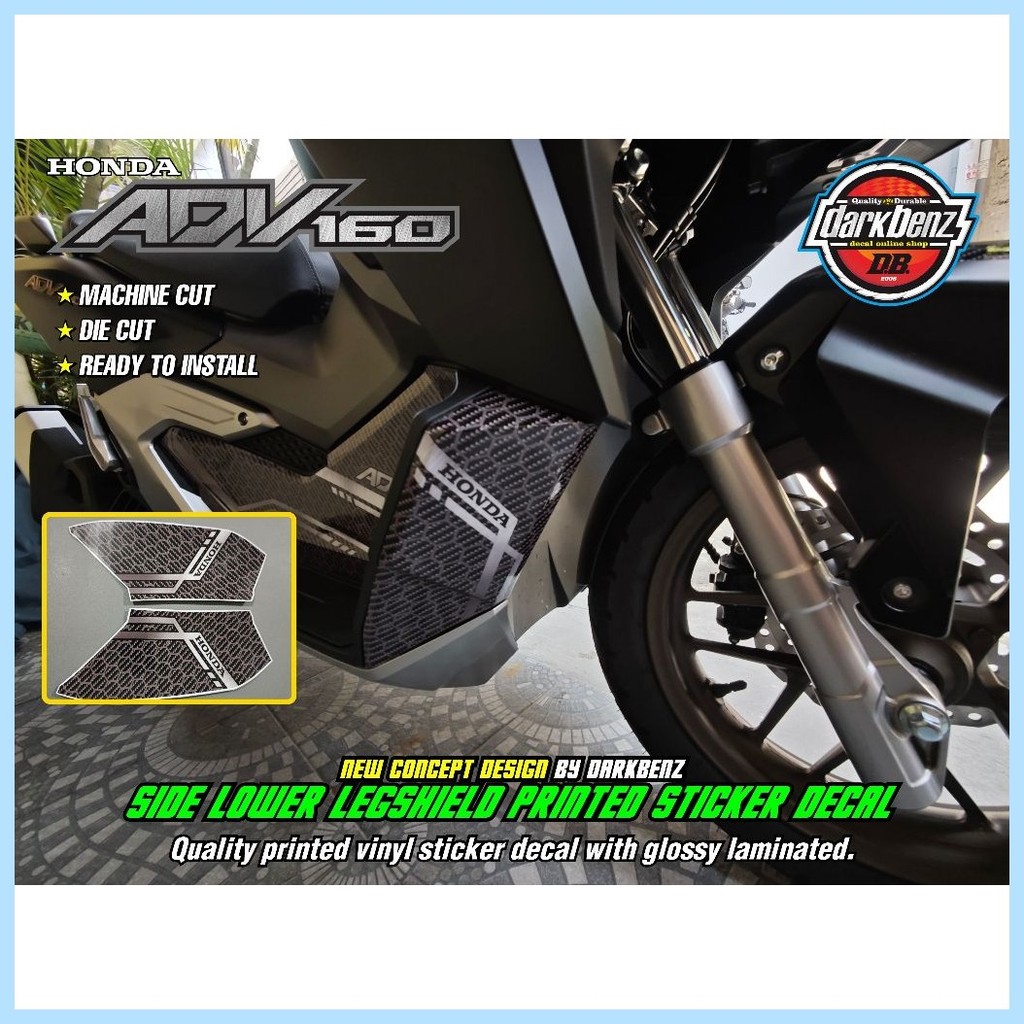 Honda ADV 160 New concept quality printed sticker decal | custom made ...