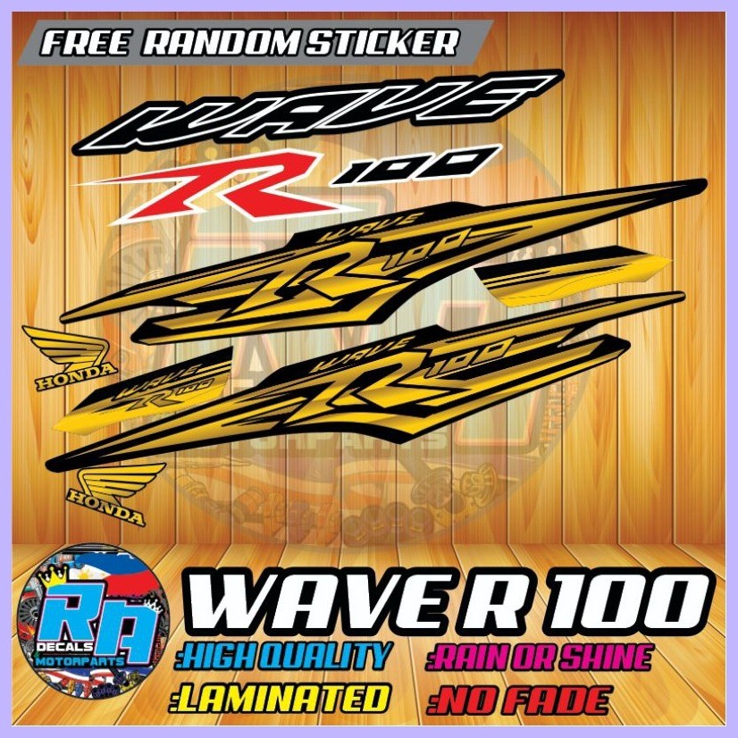 ︎ ♞Wave R 100 Stock Decals | Shopee Philippines